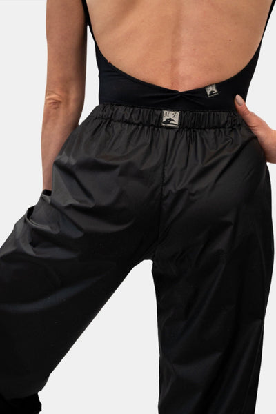 Black Warm-up Dance Trash Bag Pants MP5003 - Atelier della Danza MP