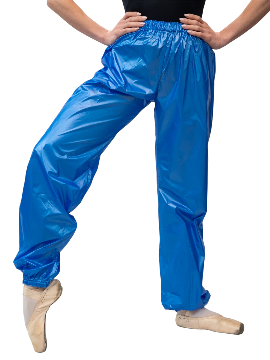 Laminate Blue Dance Trash Bag Pants MP5003 - Atelier della Danza MP