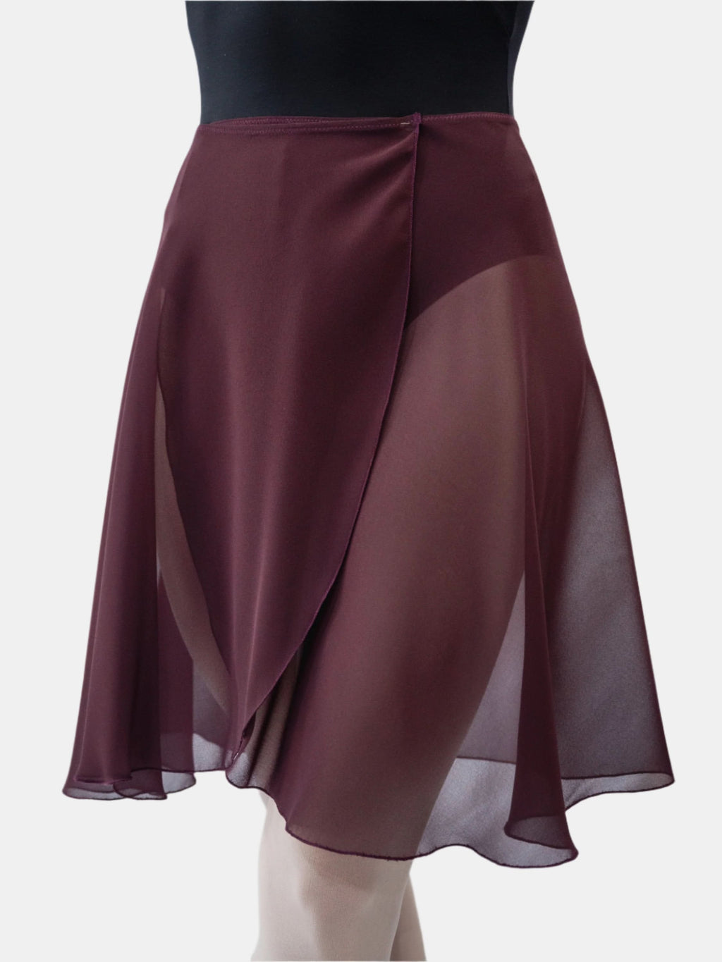 Plum Wrap Long Dance Skirt MP339 - Atelier della Danza MP