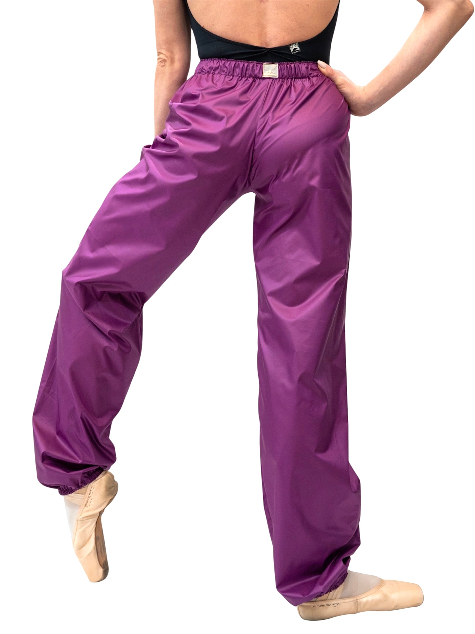 Purple Warm-Up Dance Trash Bag Pants MP5003 - Atelier della Danza MP