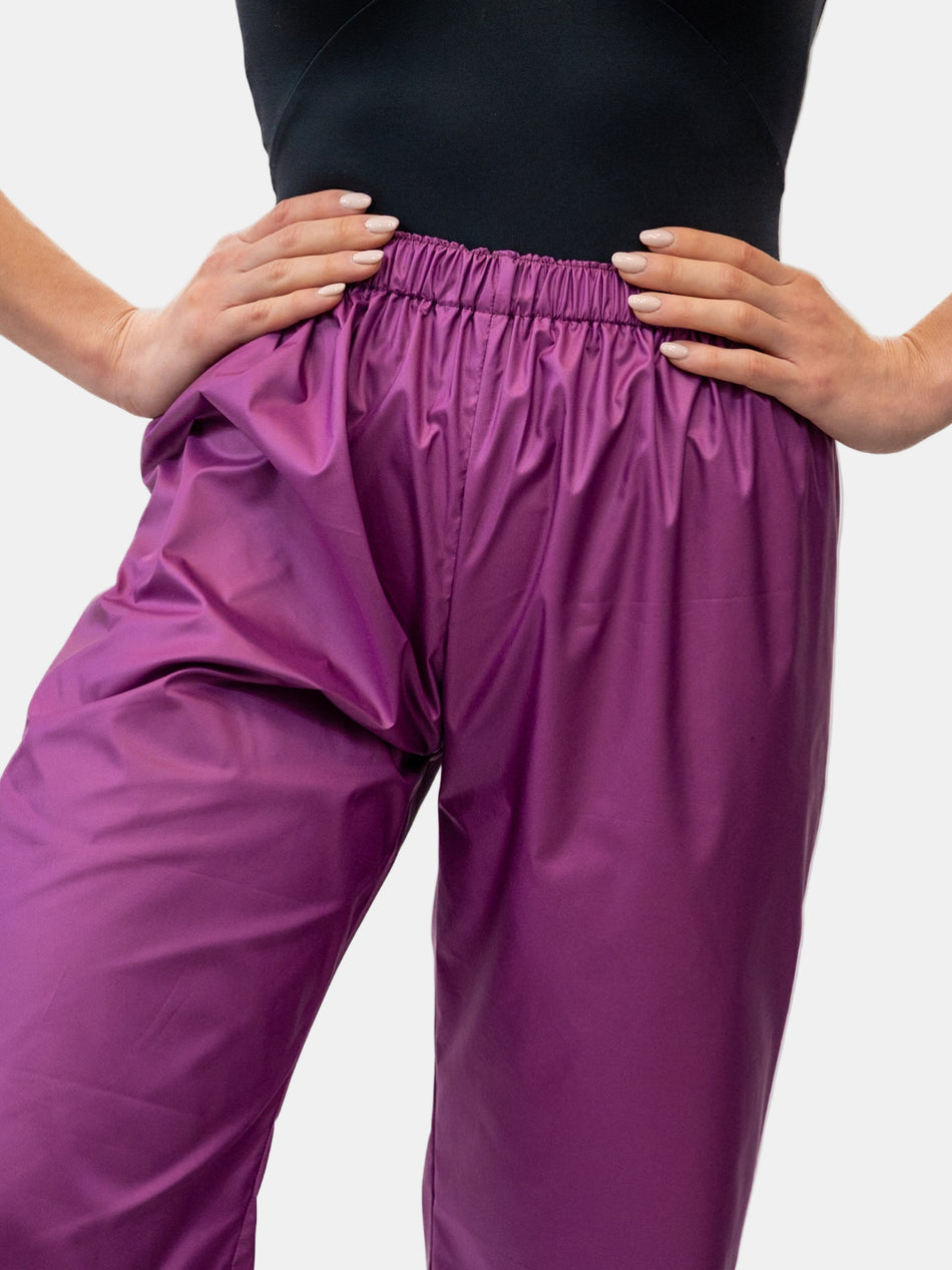 Purple Warm-Up Dance Trash Bag Pants MP5003 - Atelier della Danza MP