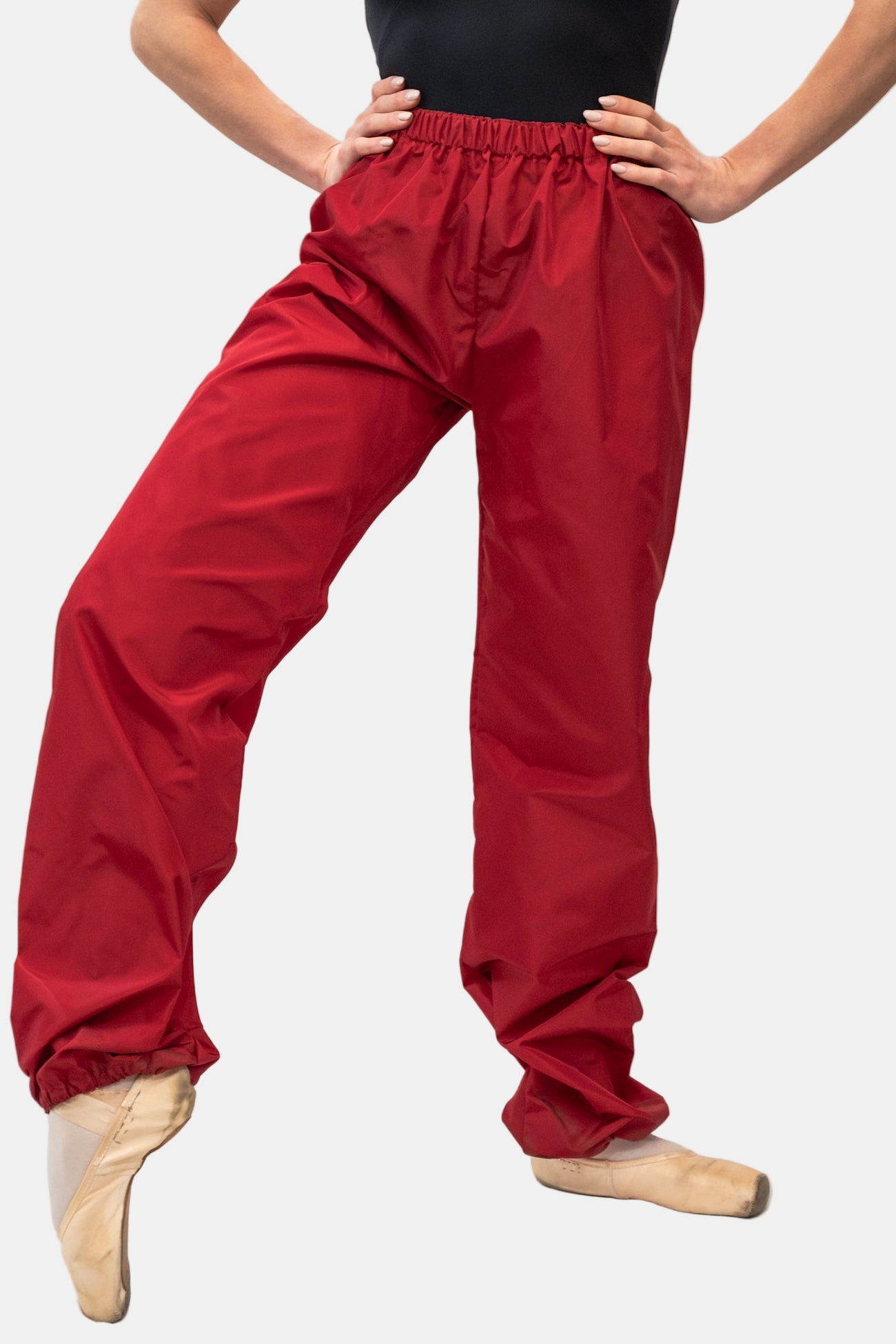 Red Warm-Up Dance Trash Bag Pants MP5003 - Atelier della Danza MP