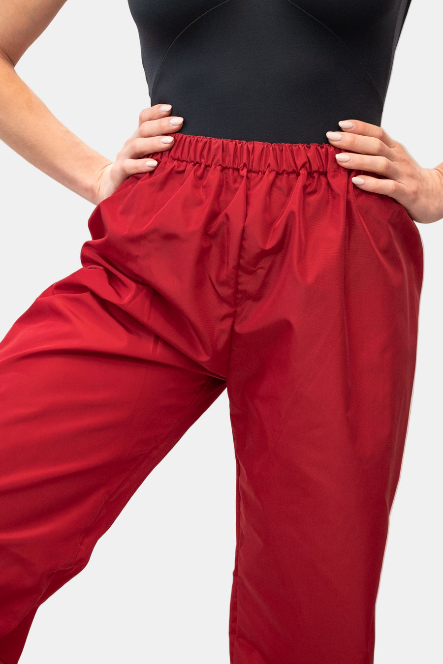 Red Warm-Up Dance Trash Bag Pants MP5003 - Atelier della Danza MP