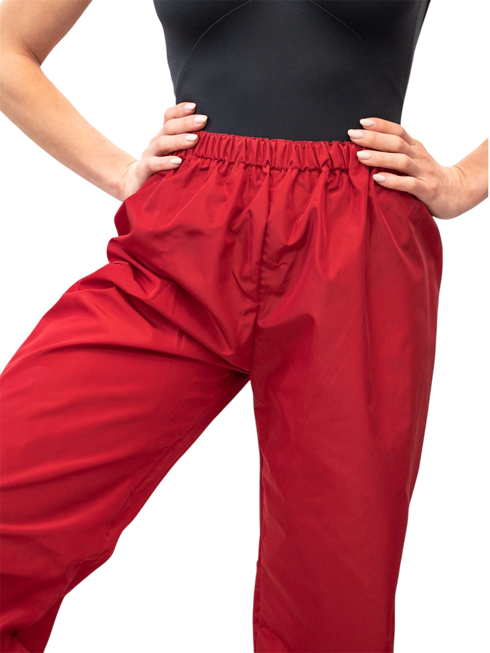 Red Warm-Up Dance Trash Bag Pants MP5003 - Atelier della Danza MP
