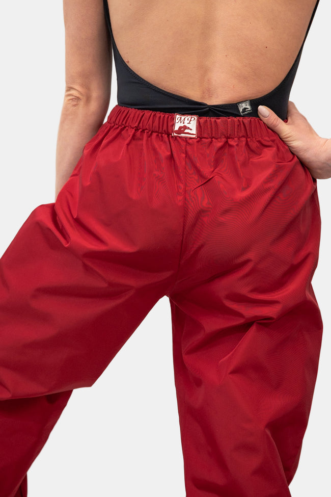 Red Warm-Up Dance Trash Bag Pants MP5003 - Atelier della Danza MP