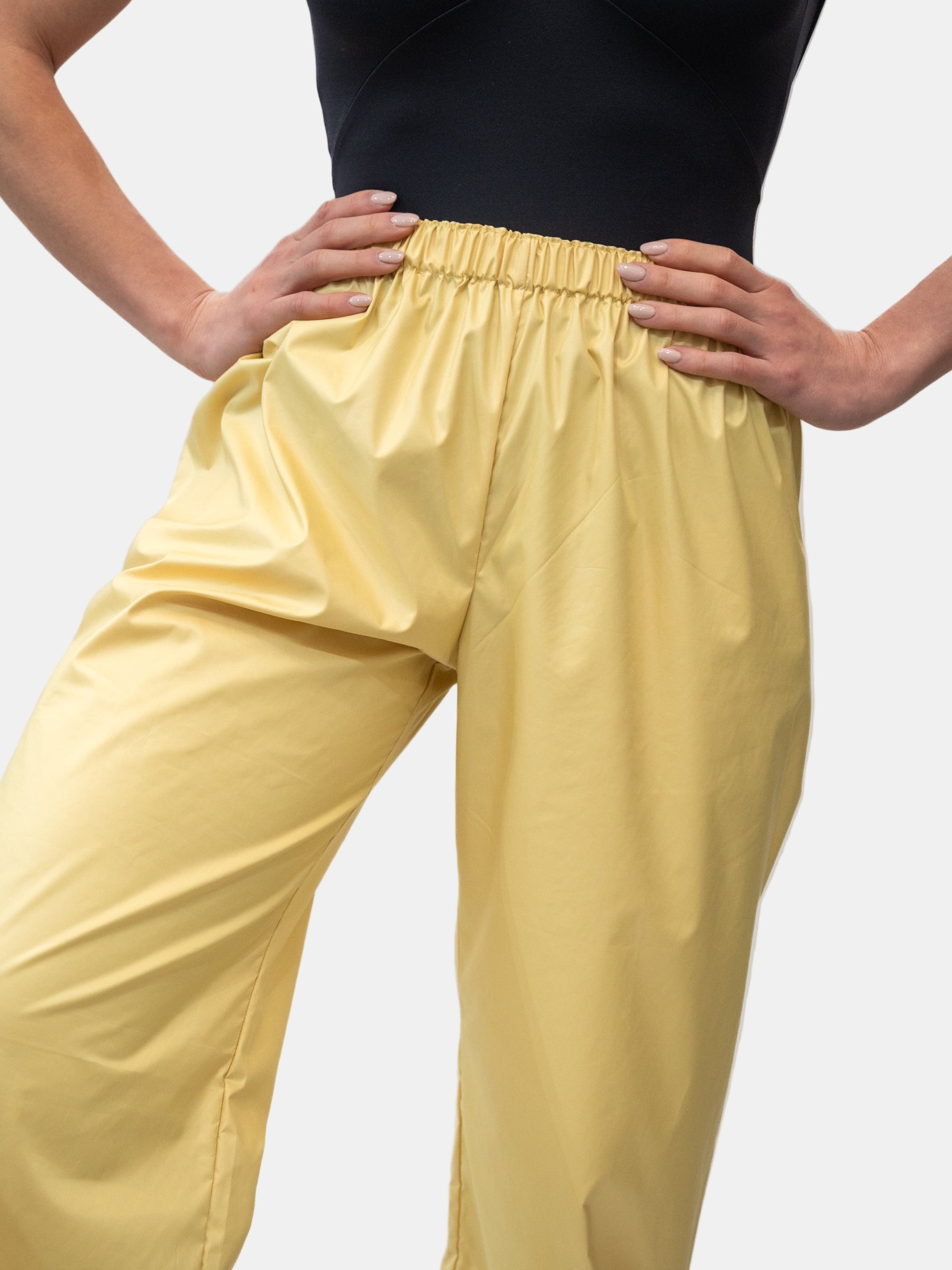 Yellow Warm-Up Dance Trash Bag Pants MP5003 - Atelier della Danza MP